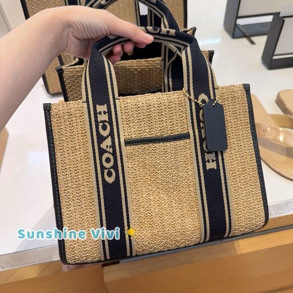 Coach | Bags | Nwt Coach Smith Tote Bag 24 Cal89 Toast Black Crossbody ...